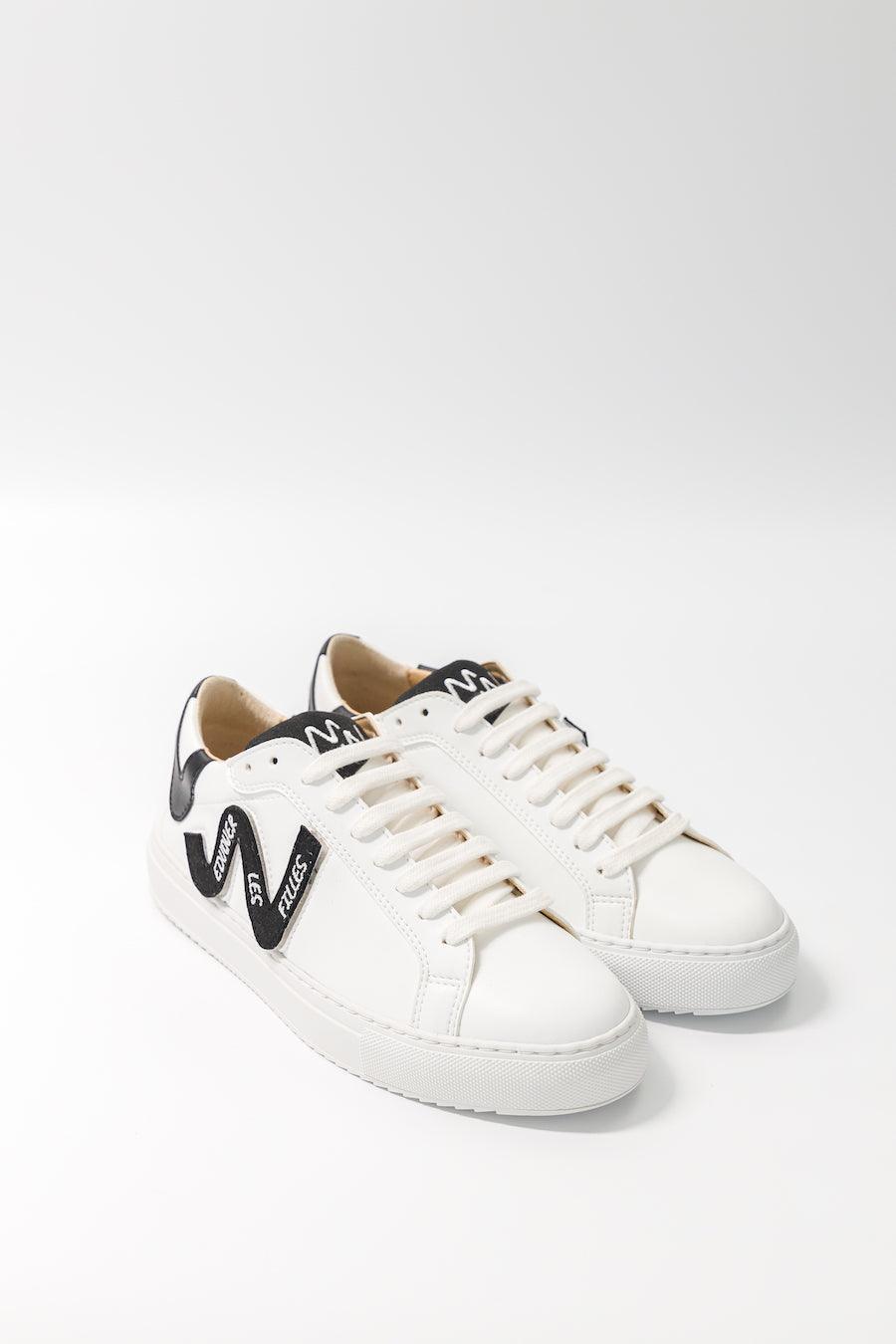 Wild Walker Noir & Blanc - Mood Walk : Baskets Vegan Personnalisées